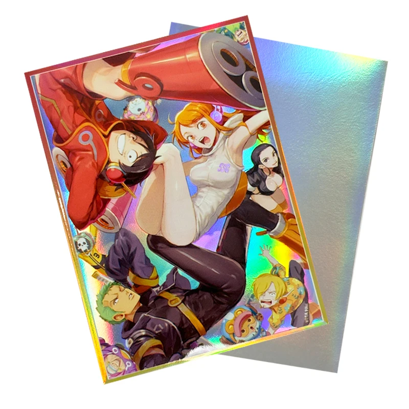 60 unids/set Anime de una pieza juego OPCG funda de tarjeta limitada ...