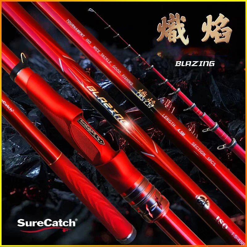SureCatch-BLAZING-High-Carbon-Telescopic-ISO-Rod-FullI-Inclined-Guide ...