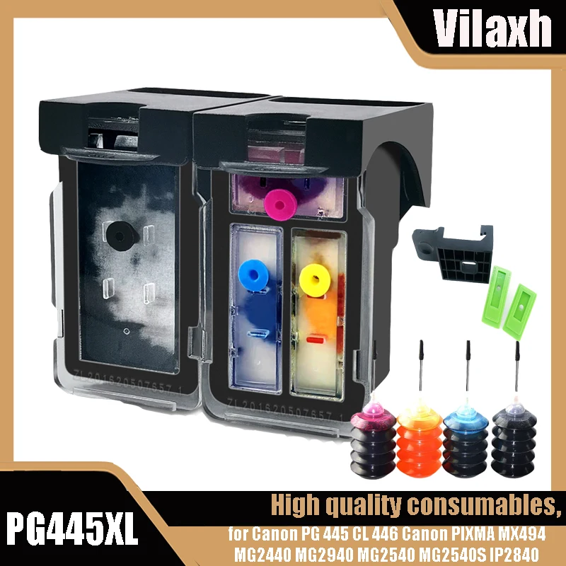 Vilaxh-PG445-CL446-PG-445-CL-446-XL-Ink-Cartridge-for-Canon-PG-445-CL ...