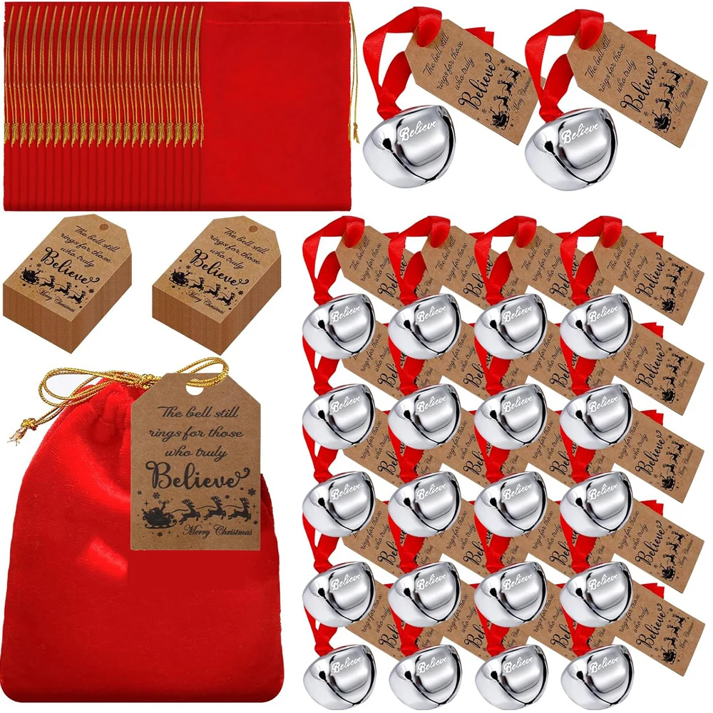 The-Polar-Santa-Sleigh-Bell-Gift-Reindeer-Bell-Christmas-Believe-Bell ...