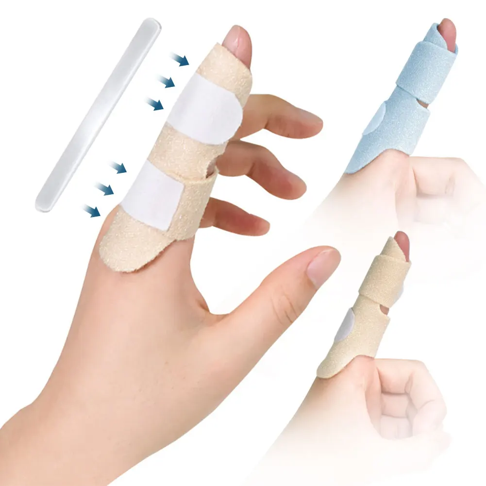 Pain Relief Trigger Adjustable Finger Fixing Splint Straighten Brace ...