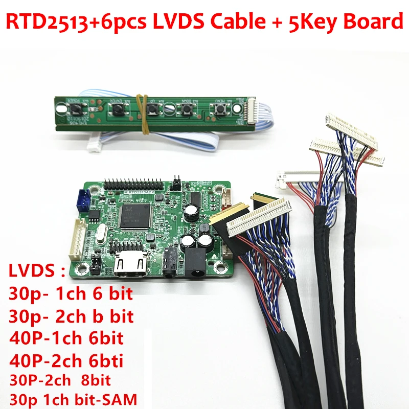 RTD2513V1-0-mini-LCD-driver-board-HDMI-to-LVDS-jump-cap-program-6pcs ...