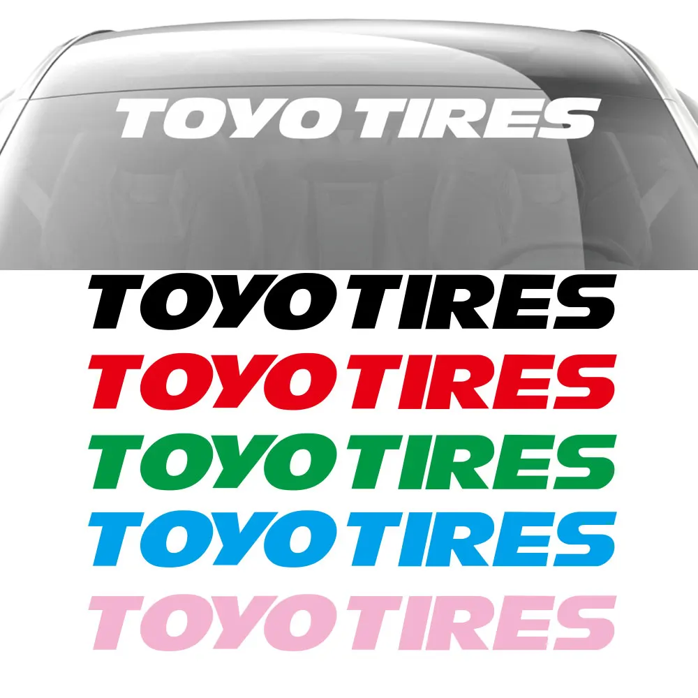 75 cm for TOYO TIRES windshield decal sticker stance JDM USDM tuning ...