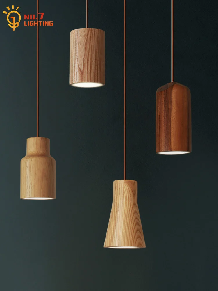 Wood Pendant Light Fixture
