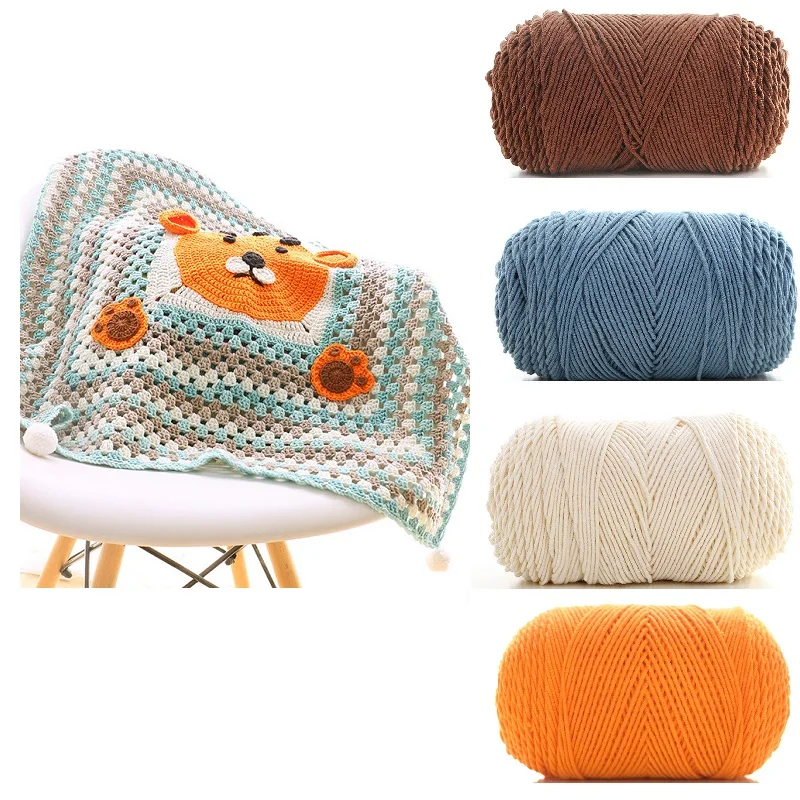 193-Meters-207yard-Knitting-Yarn-for-Sweater-Scarf-Crochet-Cotton ...