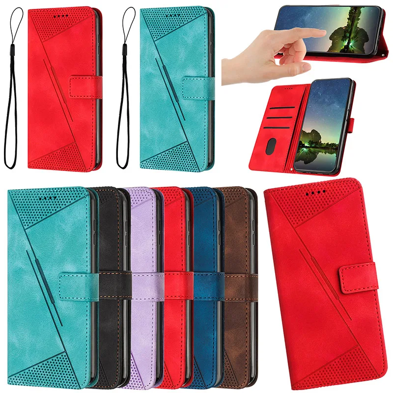 Fashion Leather Stand Case For Realme 10 11 12 13 14 Pro Plus 4G 5G ...