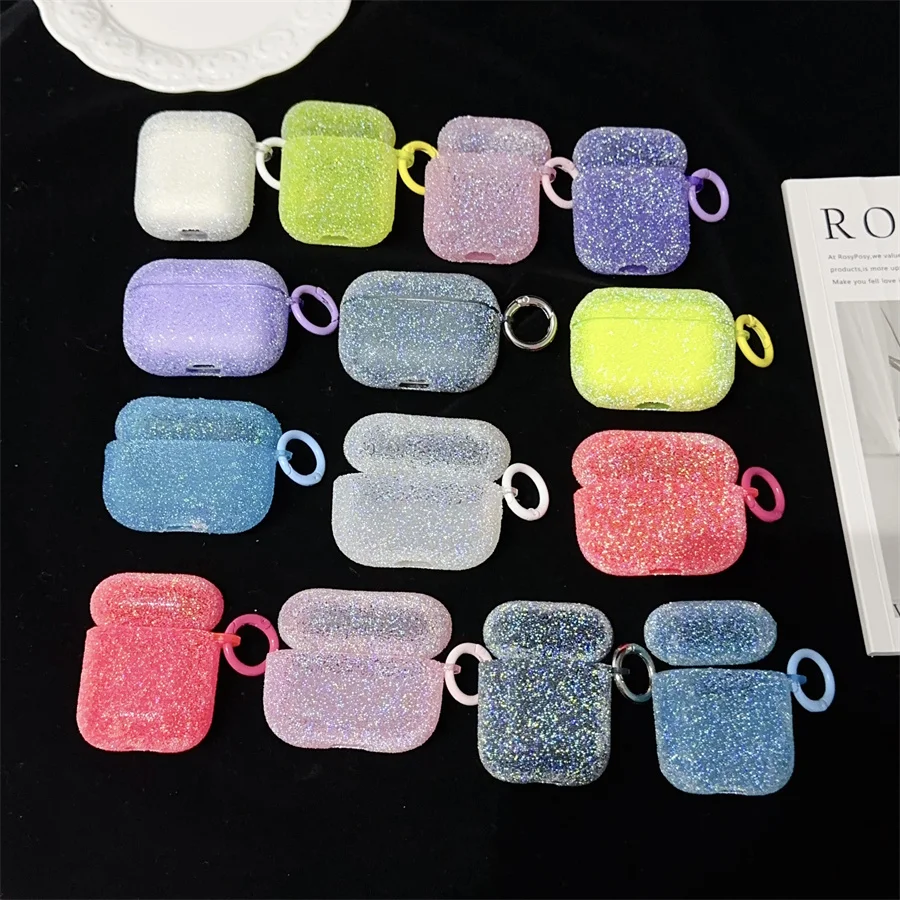 For-Airpods-3-2-Pro2-Pro-Glitter-Rhinestone-Case-Bling-Matte-Protective ...