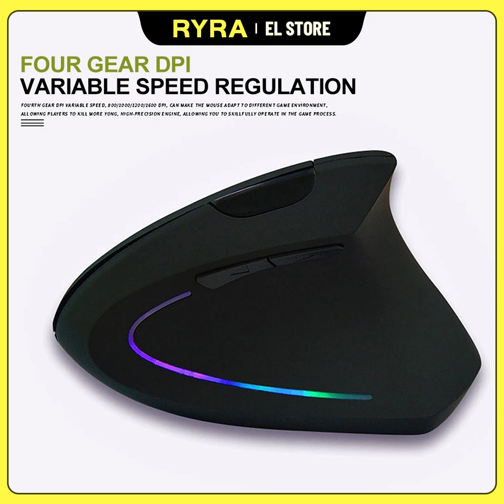 RYRA-Ergonomic-Vertical-Mouse-2-4G-Wireless-Right-Left-Hand-Computer ...