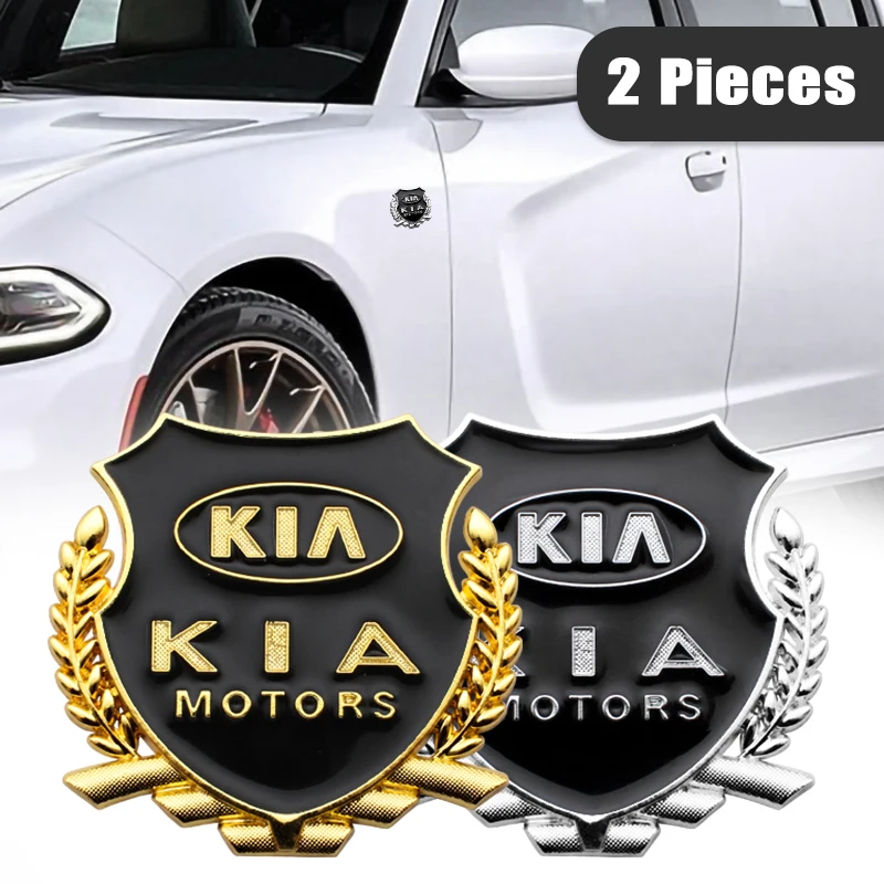 3D-Metal-Car-Badge-Emblem-Body-Sticker-Decorative-Accessories-For-Kia ...