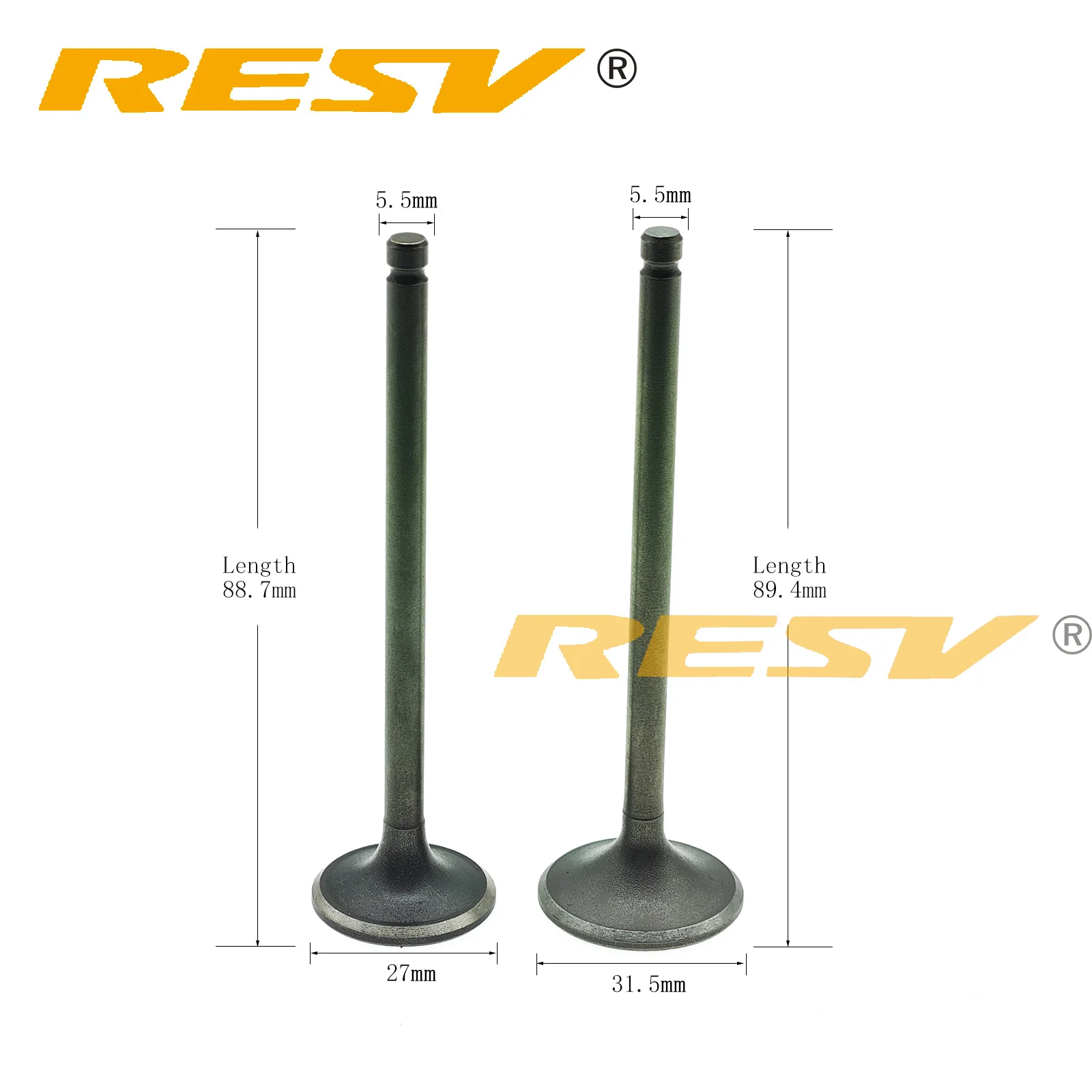 RESV-Motorcycle-Intake-Exhaust-Valves-Set-Fit-For-Modified-CG250-CG-250 ...