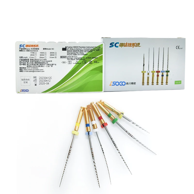COXO-SOCO-5-Box-Root-Canal-File-Endodontic-Files-Nitinol-File-Dental ...