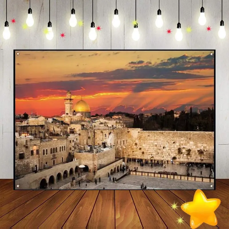 Jerusalem-Western-Wall-Photo-Background-Party-Custom-Birthday-Backdrop ...