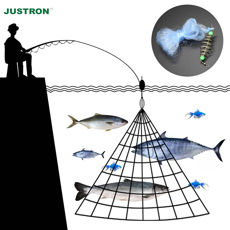 1PC-Fishing-Net-Design-Copper-Spring-Shoal-Net-Netting-Fishing-Tackle ...