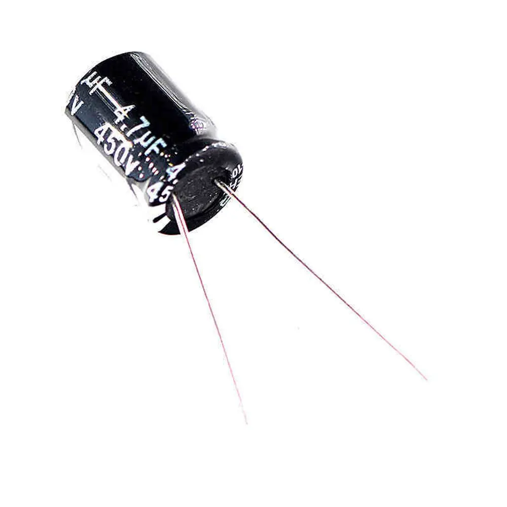 20pcs 450v 4.7uf 450volt 4.7mfd Aluminum Electrolytic Capacitor 8*12mm ...