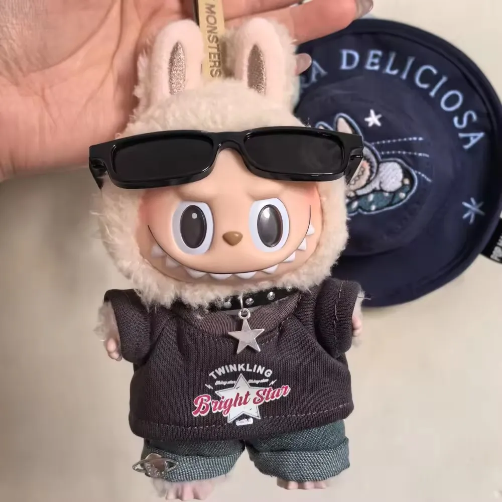 For Labubu Clothes Doll American Hip Hop V1 V2 Doll Clothing ...