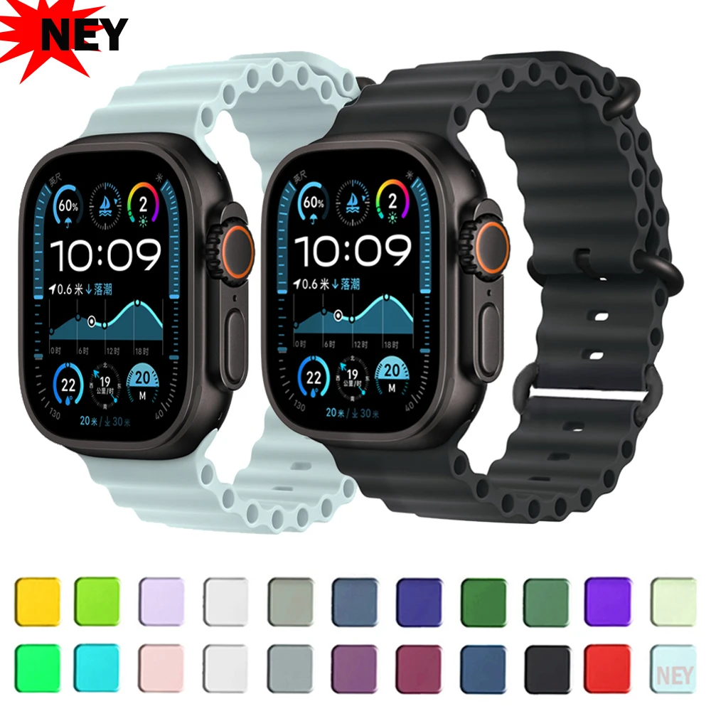 Ocean Straps for Apple Watch Band 44mm 40mm 45mm 49mm 41mm 42mm 38mm ...