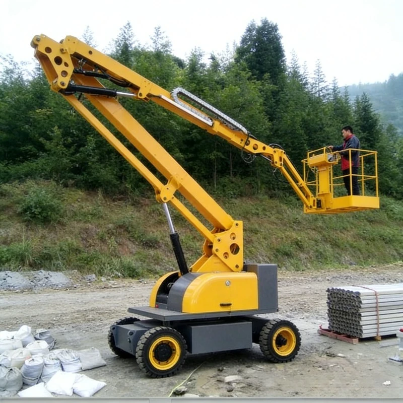 Truck Mounted Articulated Boom Bucket Truck High Altitude Aerial Work ...