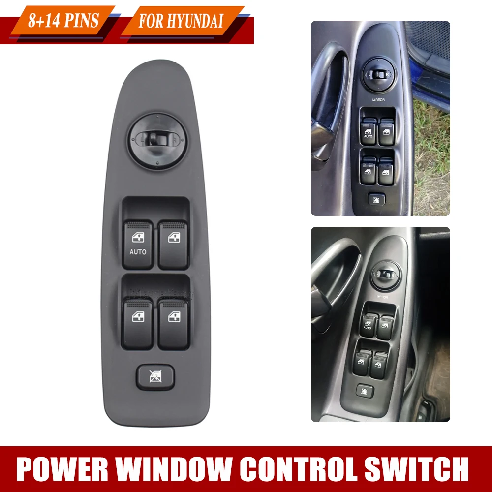 Front Left Electric Master Power Window Switch Control Button 93570 ...
