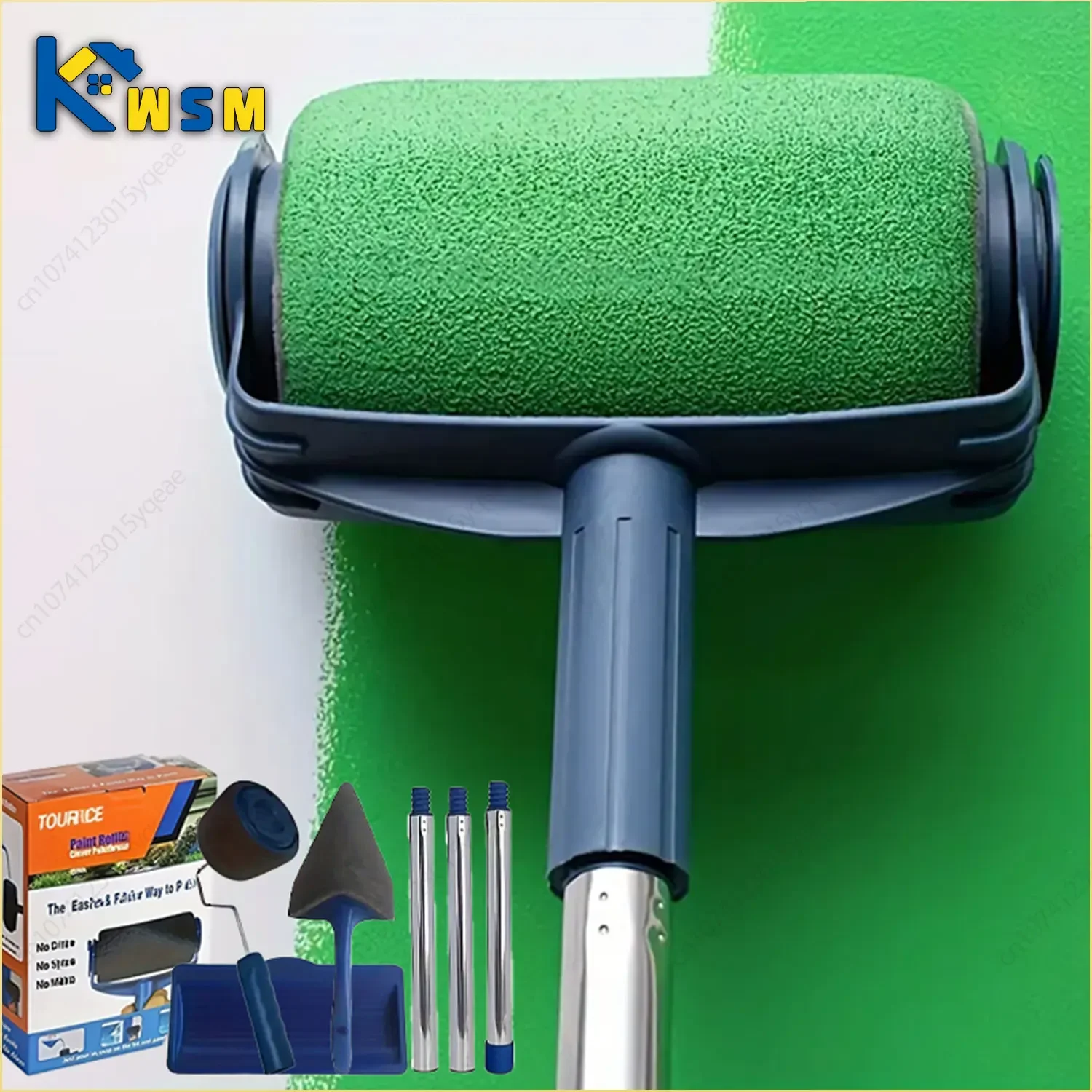 5-piece-Set-Multifunctional-Paint-Roller-Angle-Brush-Handle-Tool-Wall ...