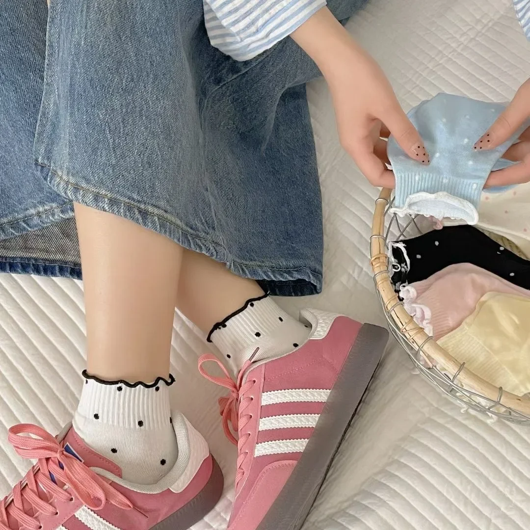 Trendy-Cotton-Ear-Cuff-Socks-For-Women-Short-Summer-Thin-Ankle-Socks ...