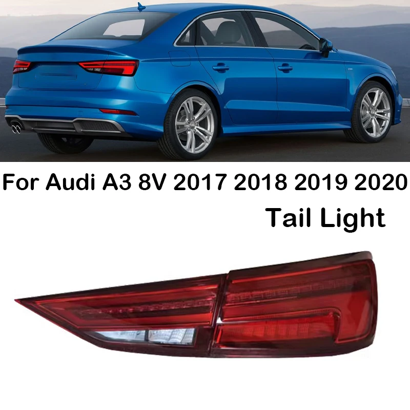 For Audi A3 8V 2017 2018 2019 2020 LED Rear Tail Light Turn Signal ...
