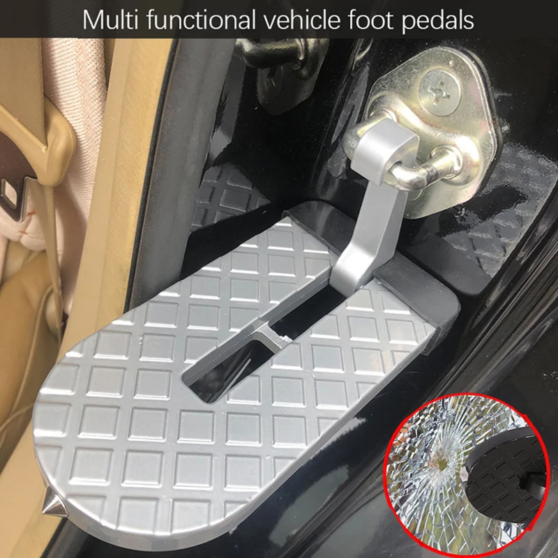 Folding-Car-Door-Step-for-Car-Roof-Access-Both-Foot-Support-Universal ...