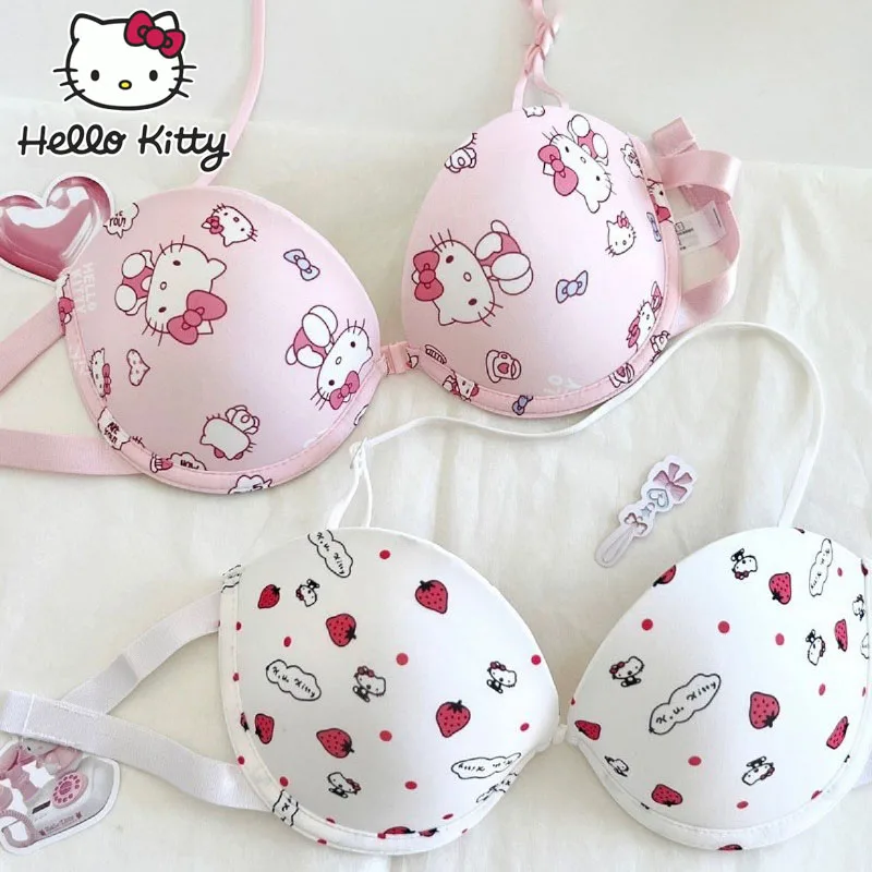 Sanrio-Hello-Kitty-Bra-Push-Up-Bras-Women-Ultra-Lace-Bralette ...