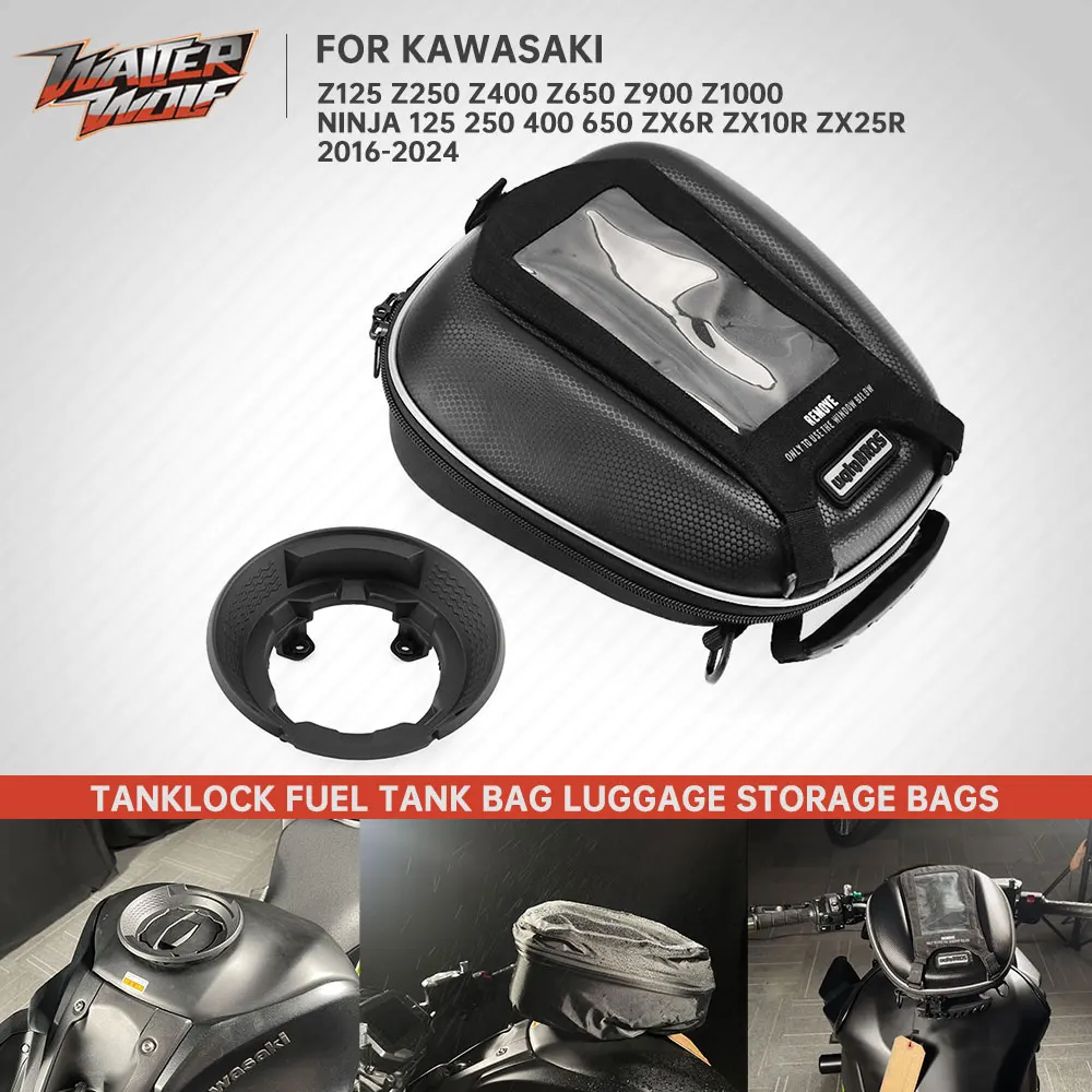 2024-ZH2-Z125-Z900-Fuel-Tank-Bag-For-KAWASAKI-VERSYS-X300-X250-ZX6R ...