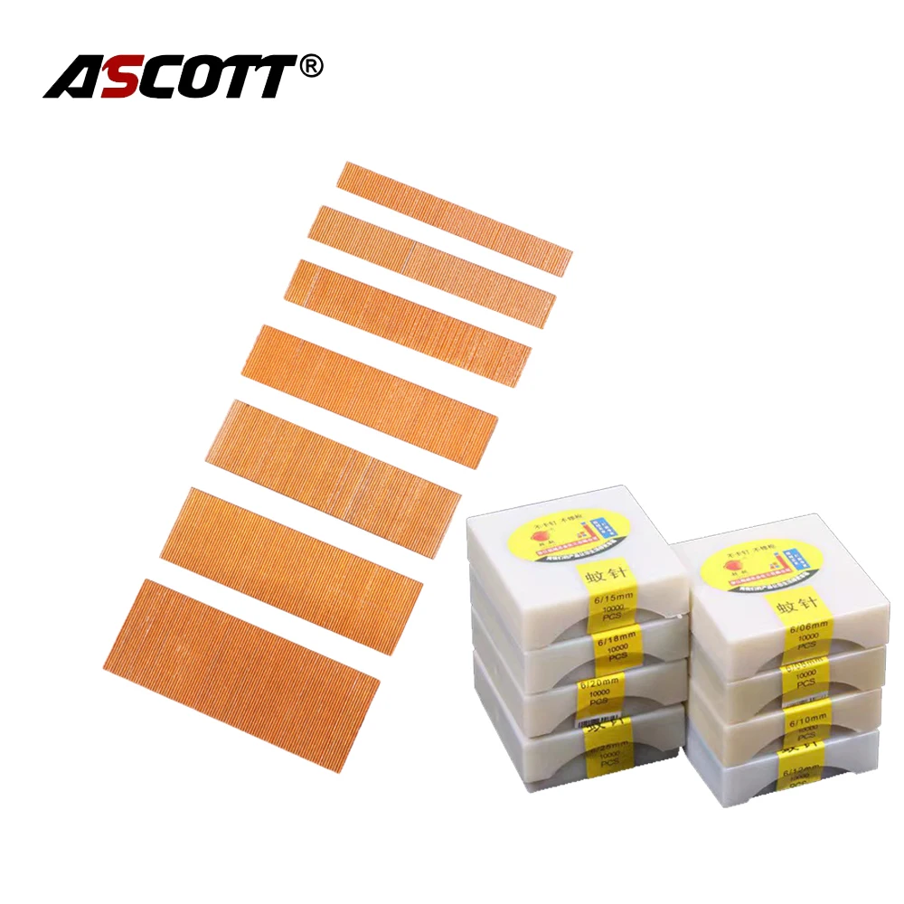 23Gauge-10000pcs-6-30mm-Headless-Copper-Coating-Mosquito-Nail-Brad ...