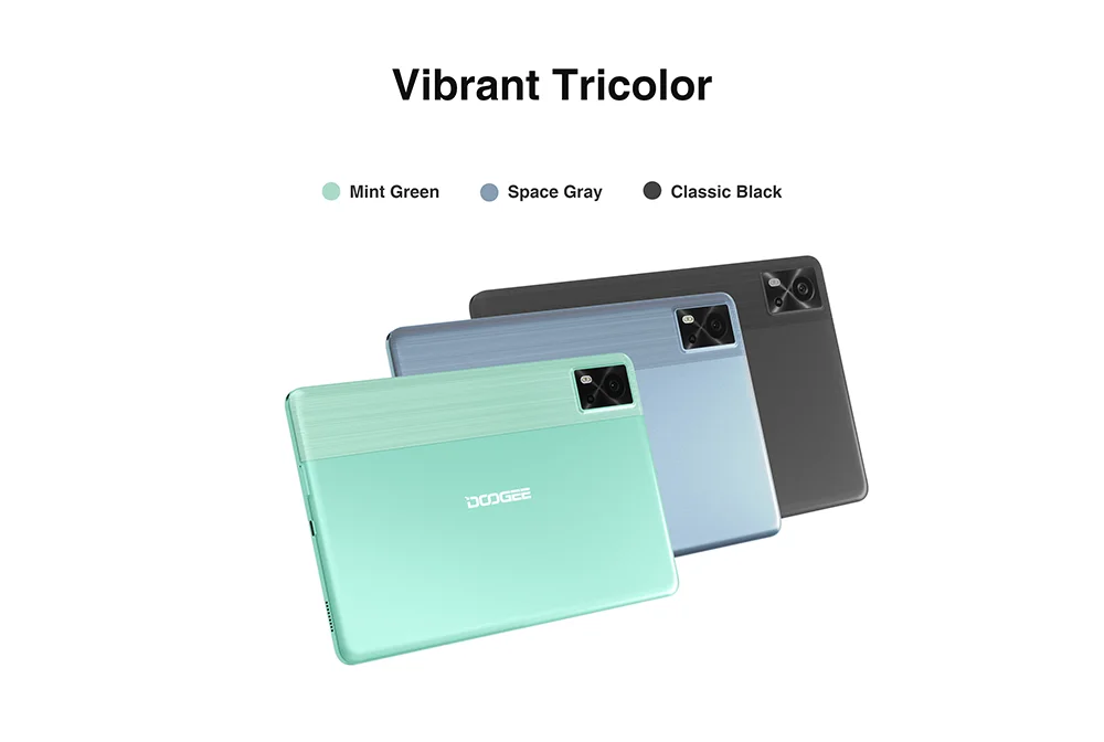 DOOGEE T10E Tablet PC Android 13 Laptop 10.1Inch HD Display TÜV SÜD ...