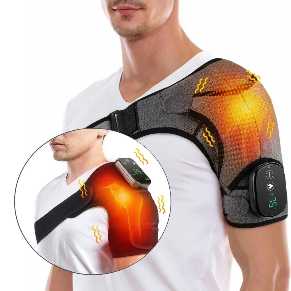 Electric-Shoulder-Massager-Thermal-Physiotherapy-Elbow-Support-Belt ...