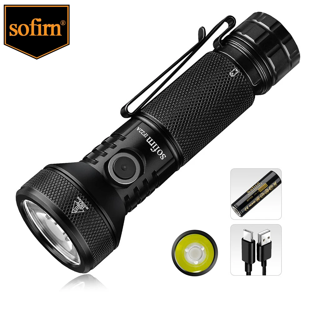 Sofirn New Color If22a 21700 Led Light Sft40 2100lm Super Bright Edc ...