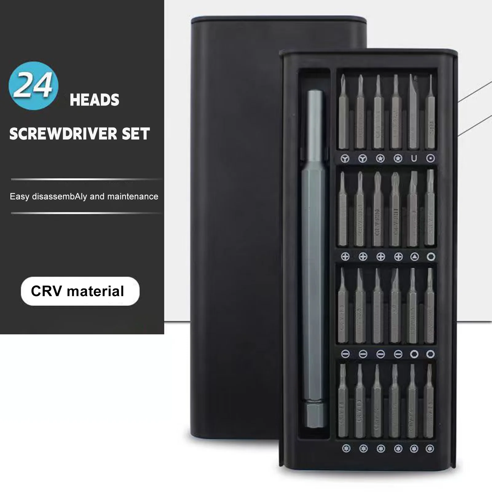 24-in-1-Screwdriver-Set-Magnetic-Screw-Driver-Kit-Bits-Precision-for ...