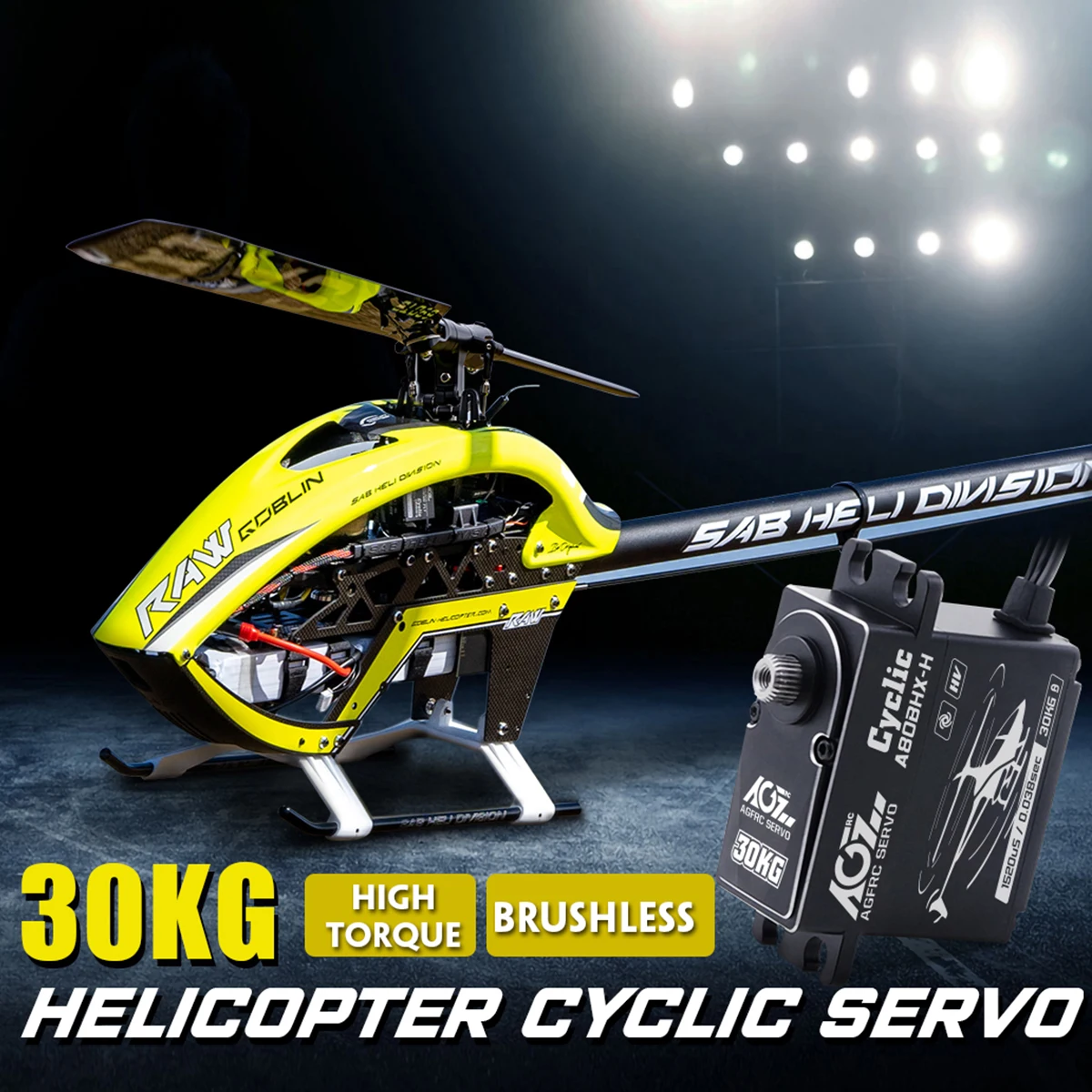 AGFRC-Programmable-Helicopter-Cyclic-Servo-A80BHX-H-30KG-High-Torque-8-4V-High-Voltage-Brushless ...