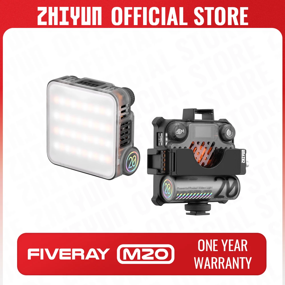 ZHIYUN Official FIVERAY M20C M20 20W LED Video Light Photography Lights ...
