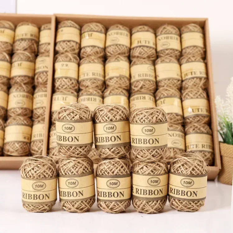 10m-24pcs-Vintage-Jute-Rope-Twine-Roll-Sewing-Christmas-Crafts-2-mm ...