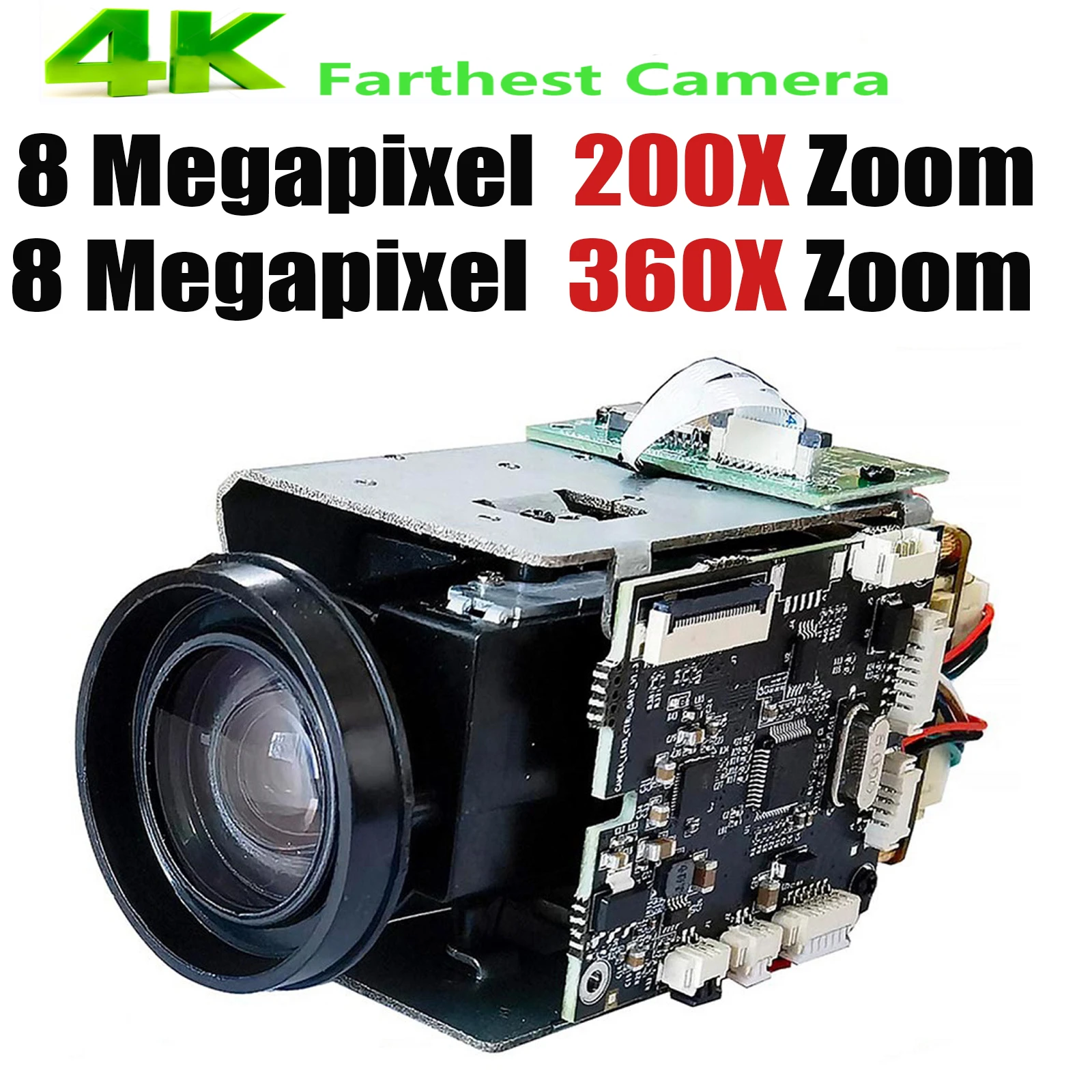 Cámara IP RTMP 4K 8MP 200X 360X Zoom, Protocolo HKvision IVM4200 P2P ...