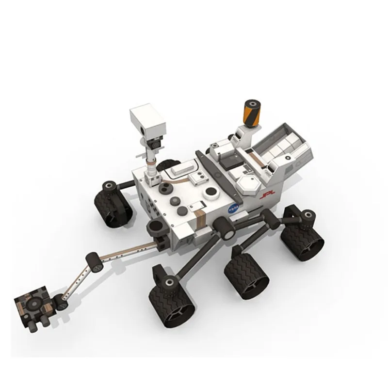 Mars Rover Curiosity Robot Probe Diy 3d Paper Model - Card Model ...