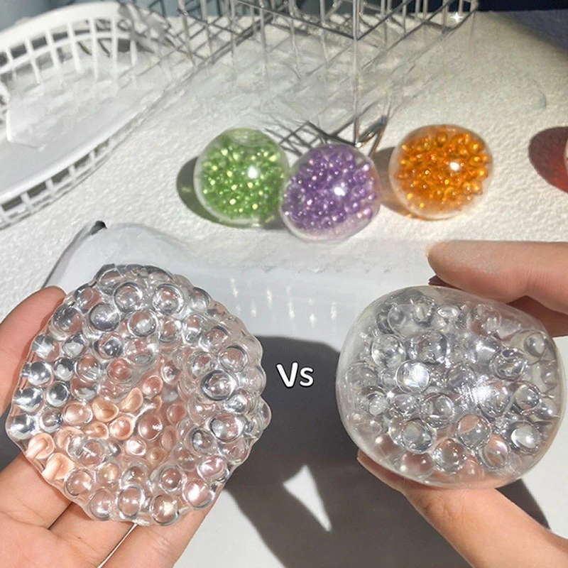 Creative Explosion Beads Noisy Ball Stress Relieving Toys Slow Rebound ...