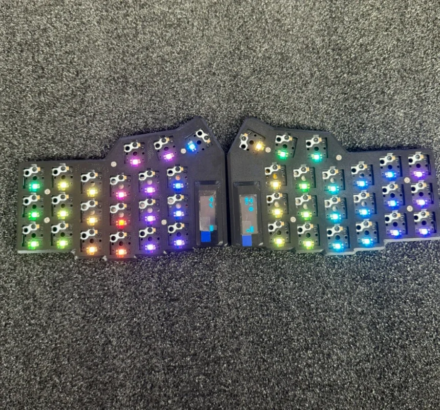 CorneV2-1-Choc-Low-Profile-Split-Keyboard-Kit-Custom-Wireless-Bluetooth ...
