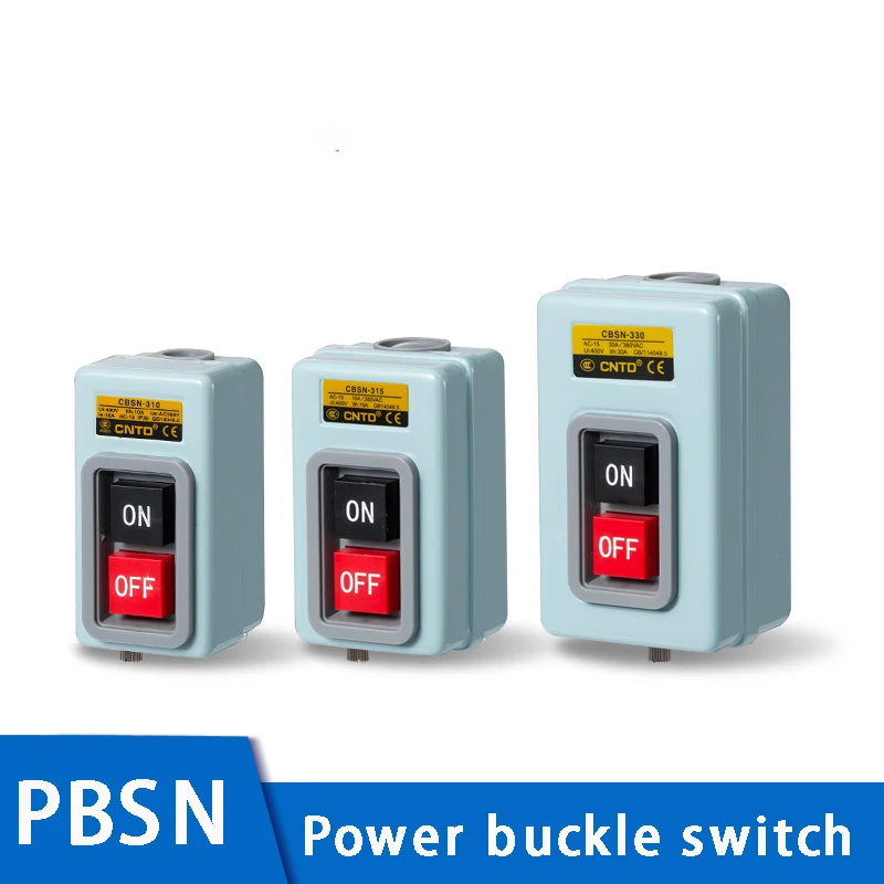 Push-Button-Power-Switch-Three-Phases-Power-Control-Start-Switch-AC ...