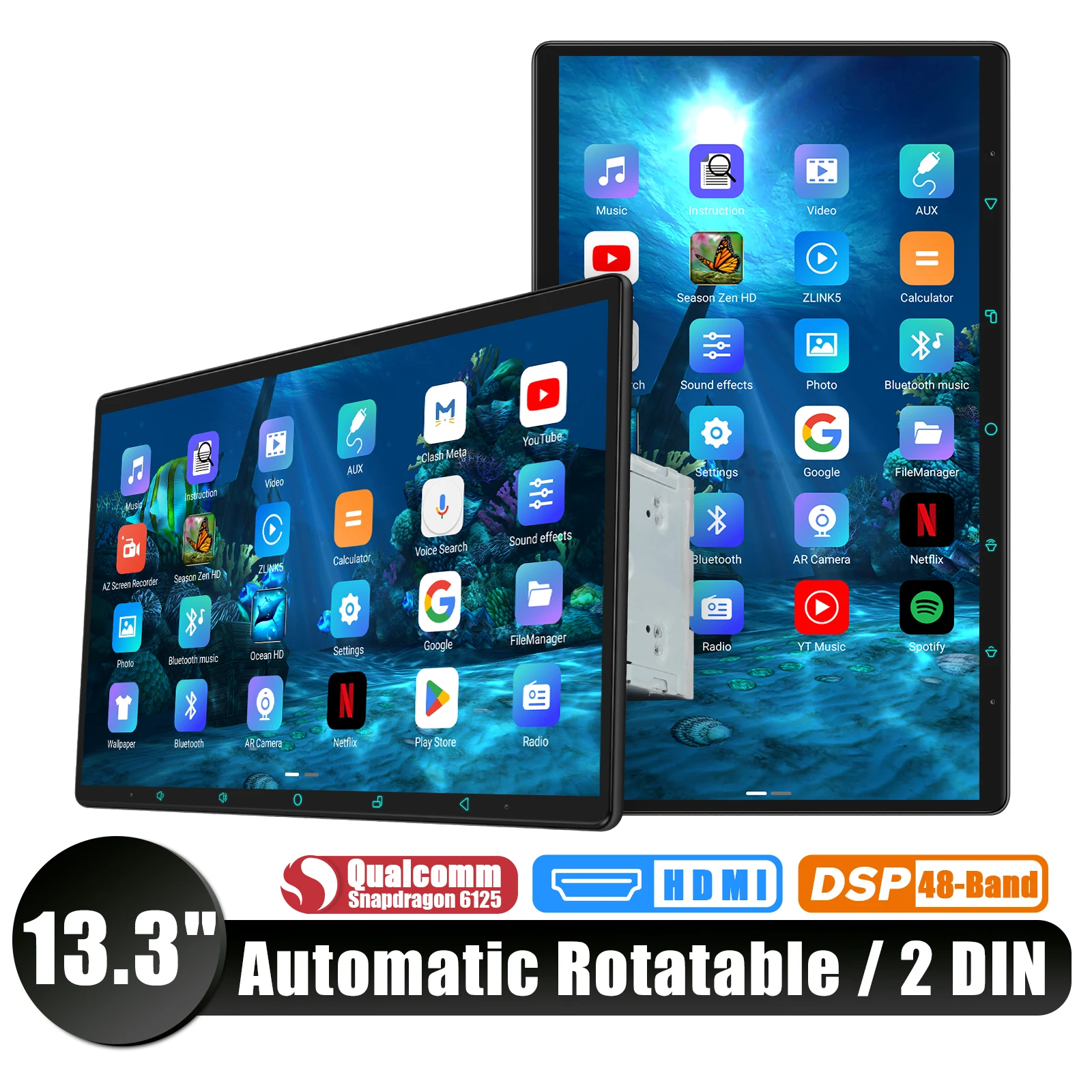 JOYING-13-3-Inch-Car-Radio-Stereo-Audio-Multimedia-Player-Support ...