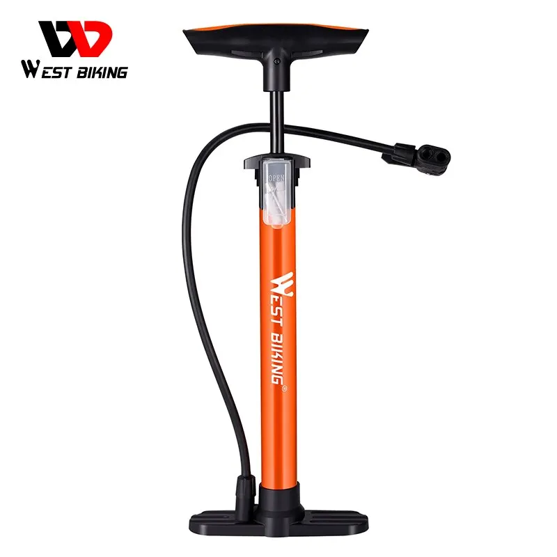 WEST-BIKING-160PSI-High-Pressure-Pump-Schrader-Presta-MTB-Bicycle-Floor-Pump-Cycling-Air-Pump ...