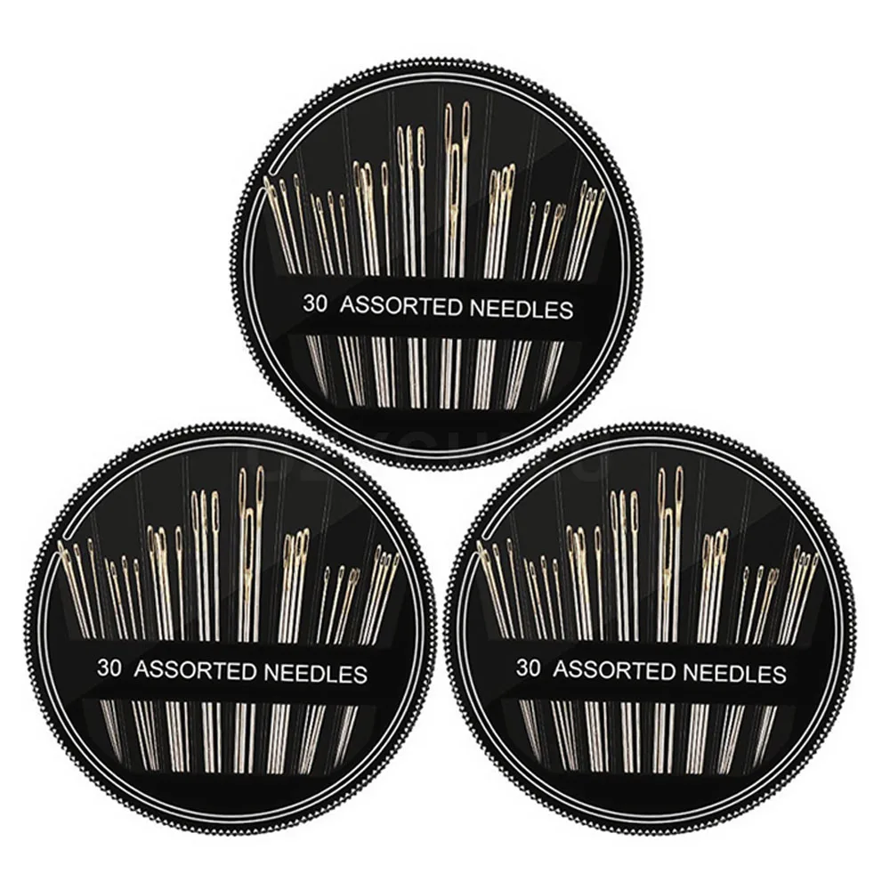 3 Pack Hand Sewing Needles Large Eye Embroidery Needles for Embroidery ...