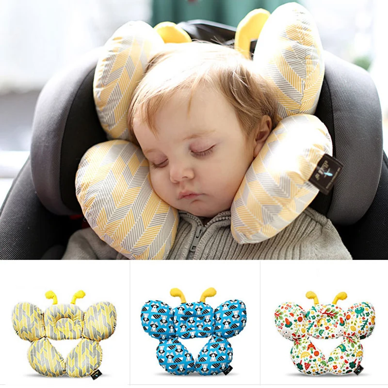 Headrest-Baby-Pillow-Car-Travel-Sleeping-Head-Neck-Support-Baby-Seat ...