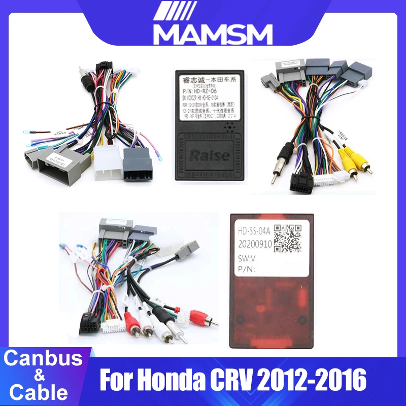 Android Canbus Box RZ-HD-06 Adaptor For Honda CRV 2012 2013 2014 2015 2016 High configuration ...
