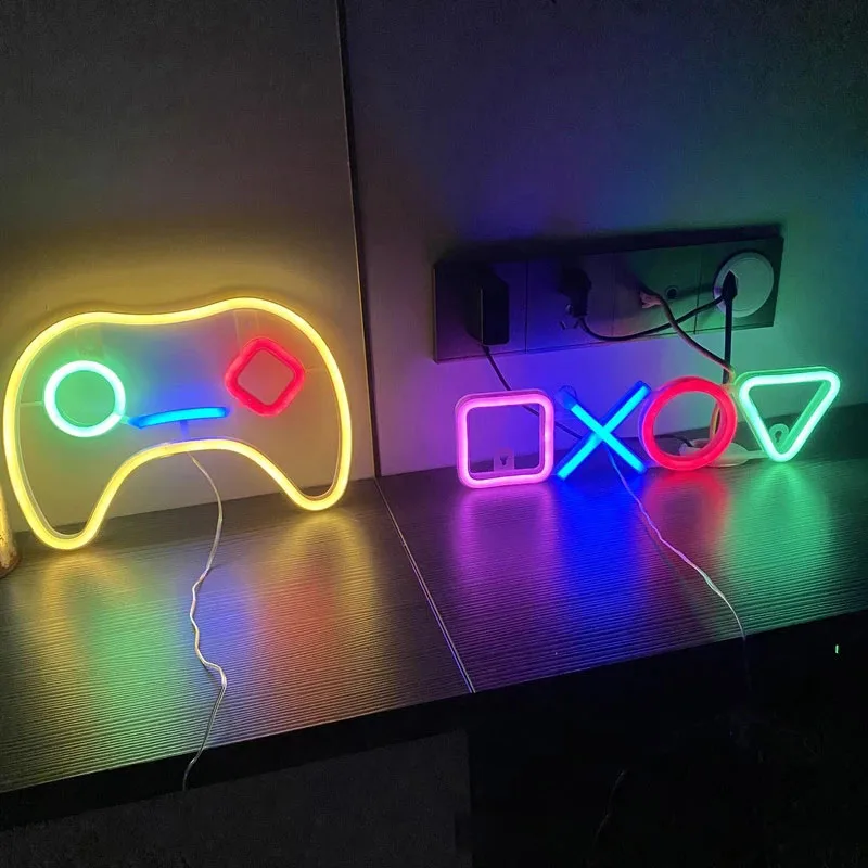 Led Neon Usb Light Game | Neon Lights Sign Gaming | Neon Led Sign Light ...