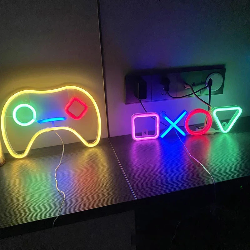 Led Neon Usb Light Game | Neon Lights Sign Gaming | Neon Led Sign Light ...
