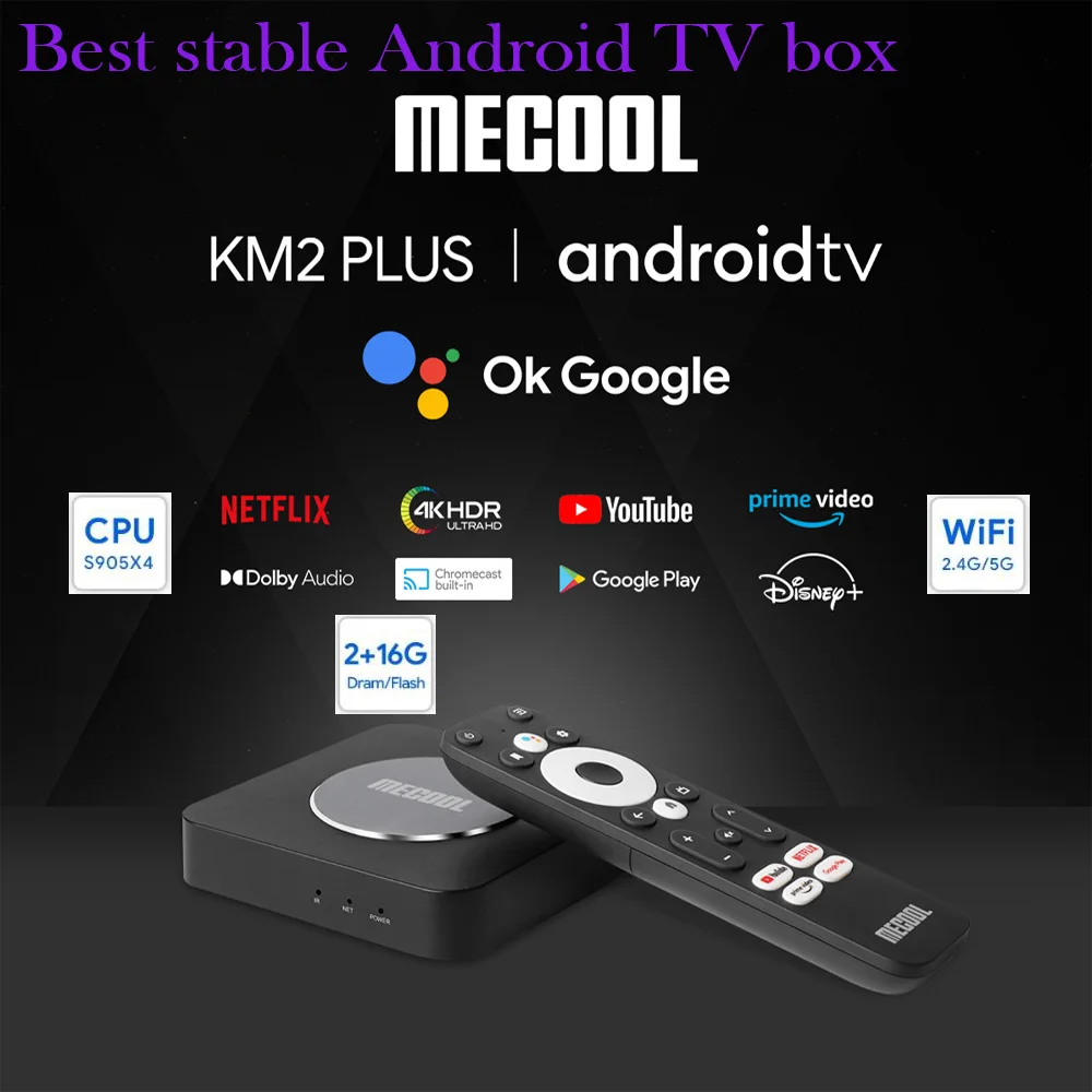 Mecool-Dispositivo-de-TV-inteligente-KM2-Plus-S905X4-decodificador-con ...