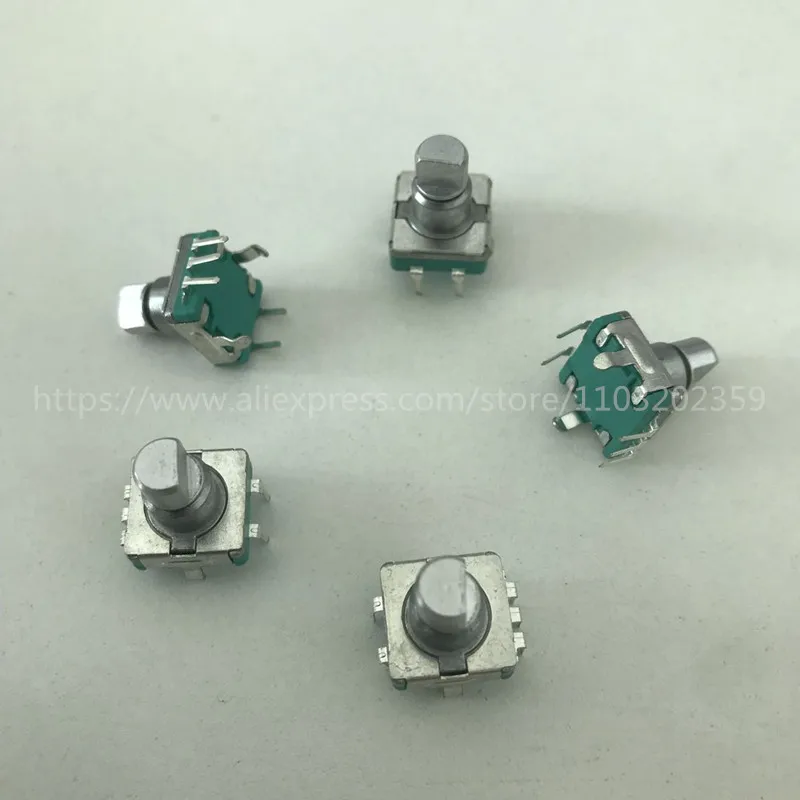 50pcs-lot-EC11-encoder-switch-30-posioning-15-pulse-shaft-length-10MM ...